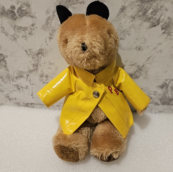 Eden | Toys | Vtg Paddington Bear Plush 9 Yellow Raincoat Eden Toys 982 ...